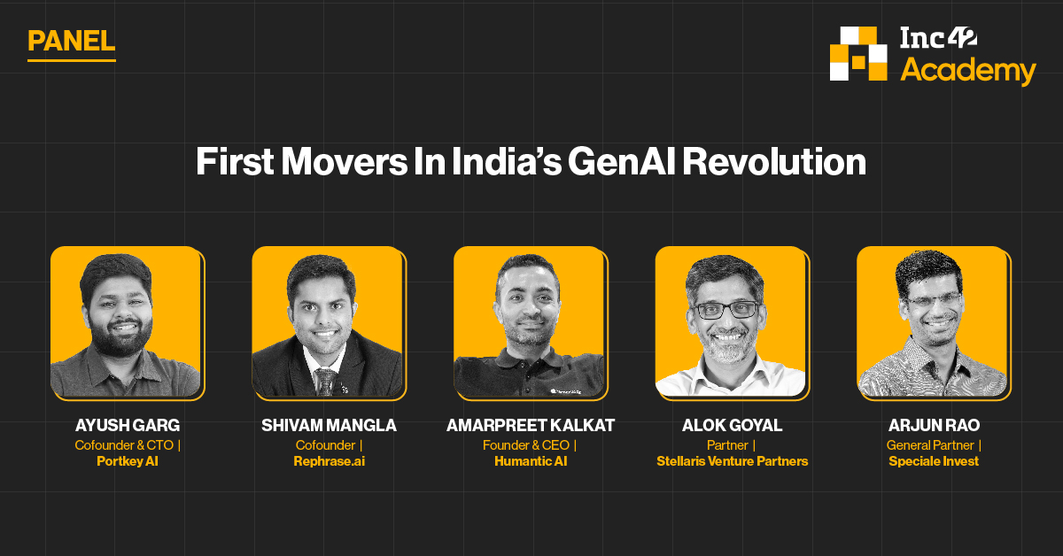 First Movers In India’s GenAI Revolution - Inc42 Media